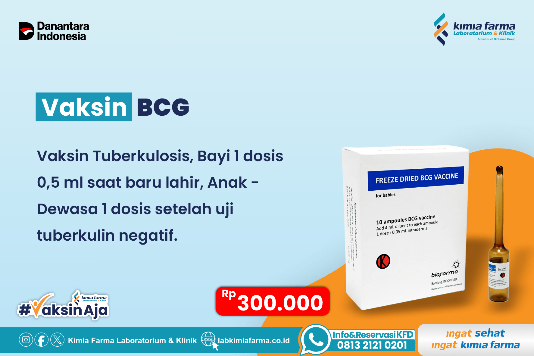Vaksin Japanese Encephalitis (JE) – Kimia Farma Laboratorium & Klinik