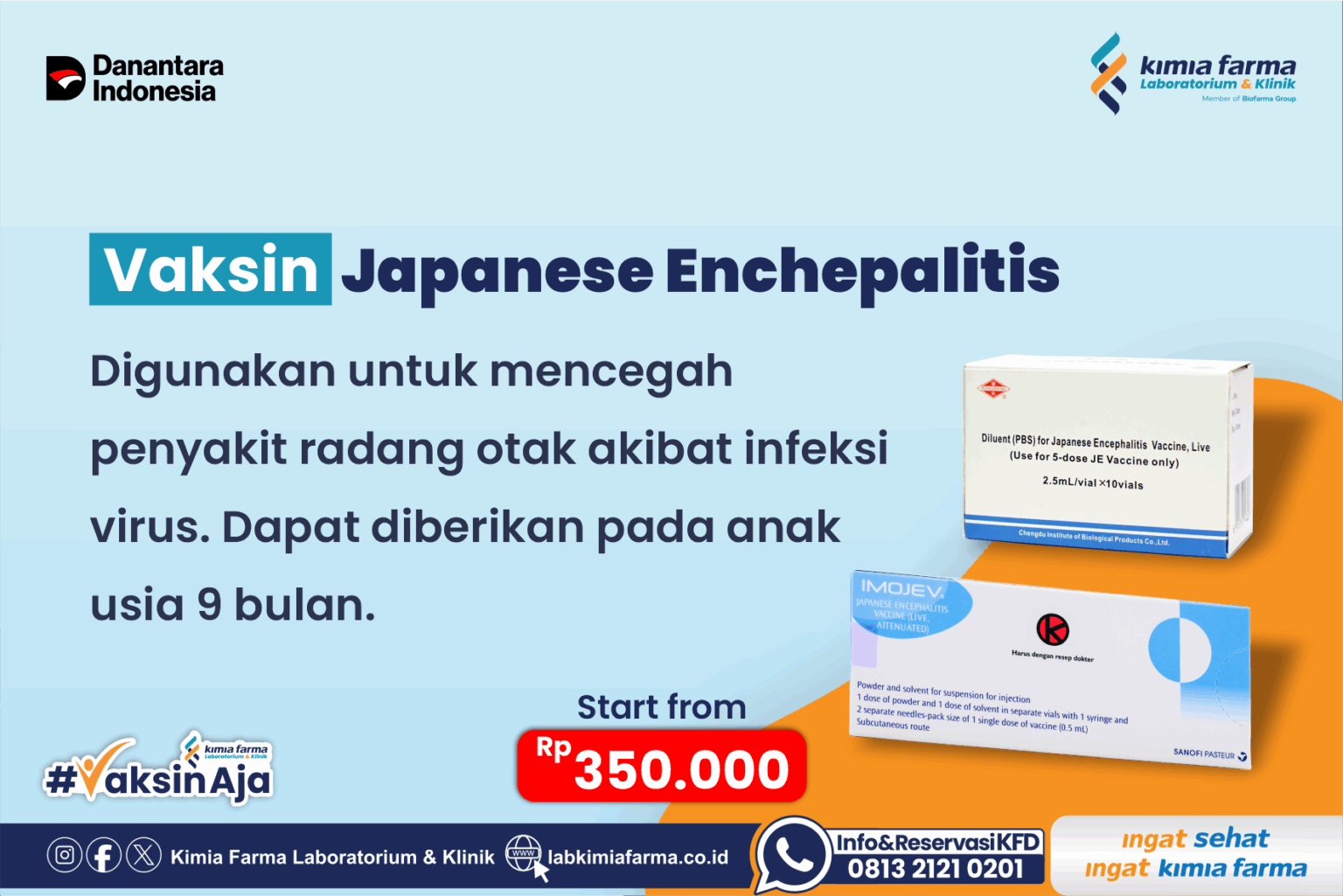 Vaksin Japanese Encephalitis (JE) – Kimia Farma Laboratorium & Klinik