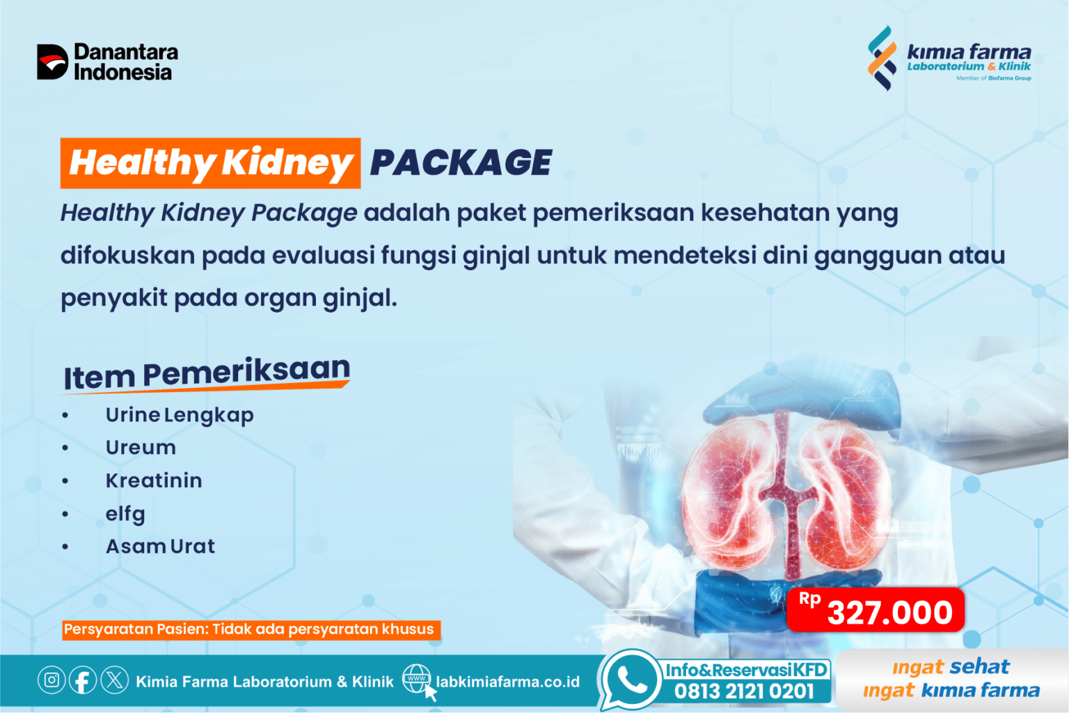 HEALTHY KIDNEY PACKAGE – Kimia Farma Laboratorium & Klinik